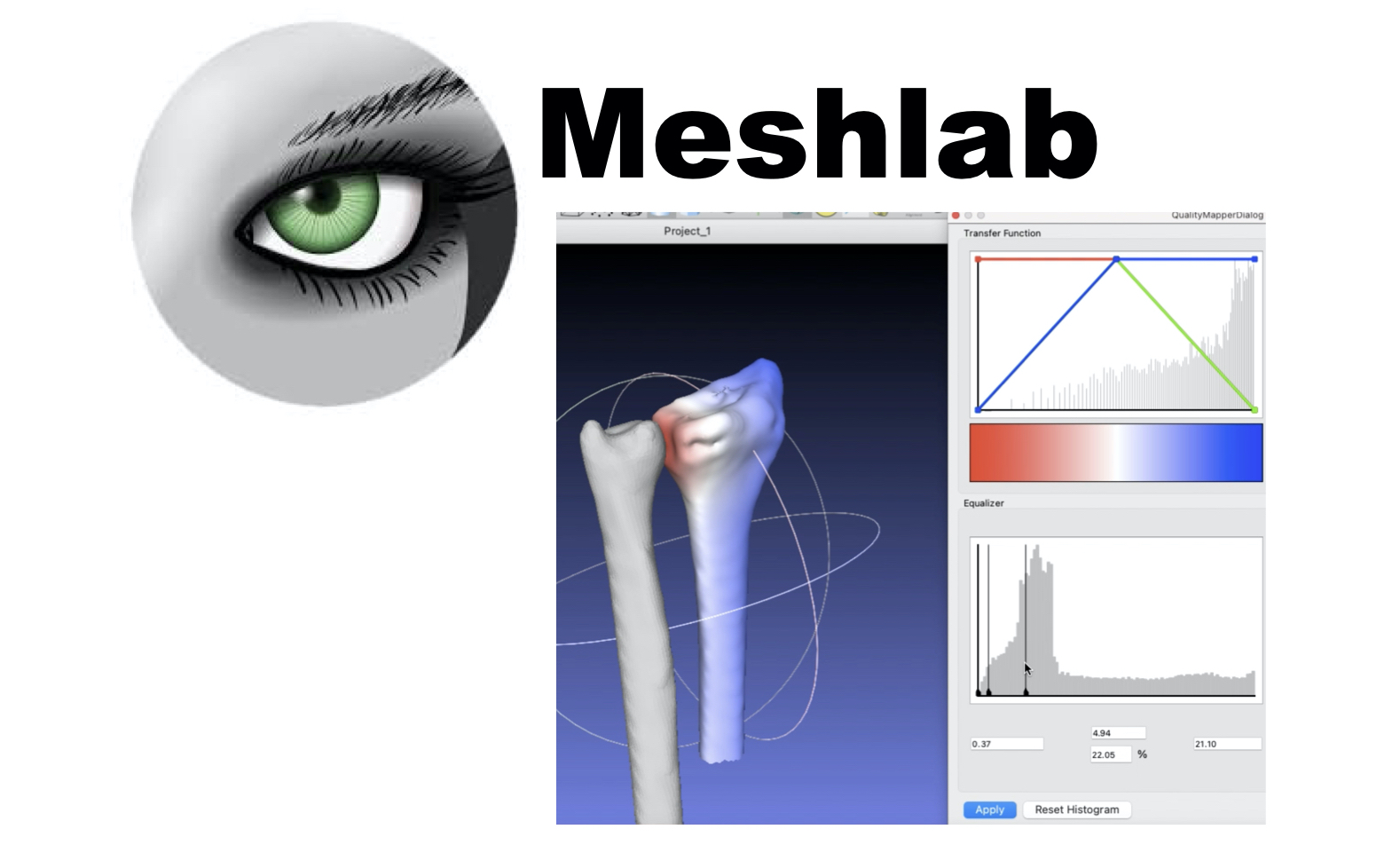 MeshLabの使い方④｜医療のためのPythonプログラミング